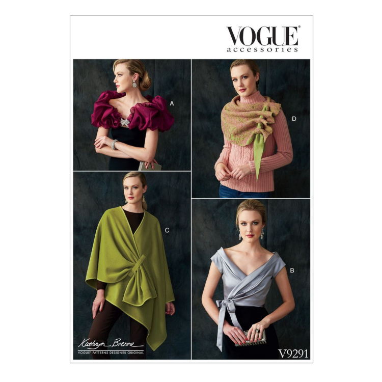 Patron Vogue 9291 accessoires femme, en français | Tissus Hemmers