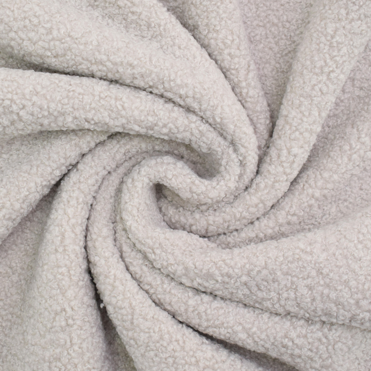 Teddy plush light, light taupe | Fabrics Hemmers