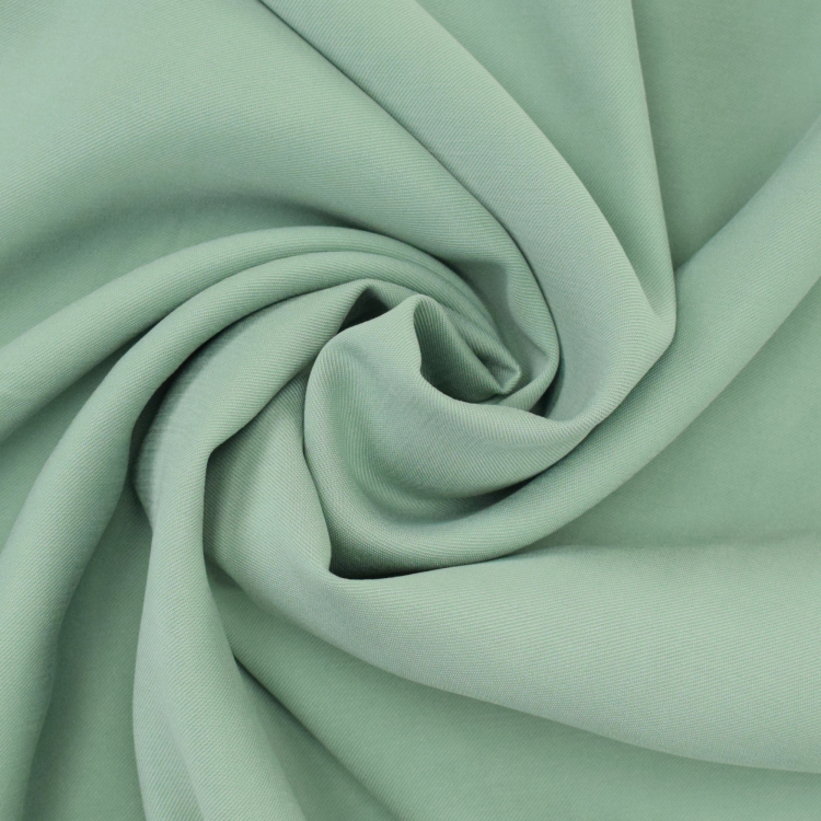 Viskose Twill Tencel Finish, blassgrün | Stoffe Hemmers