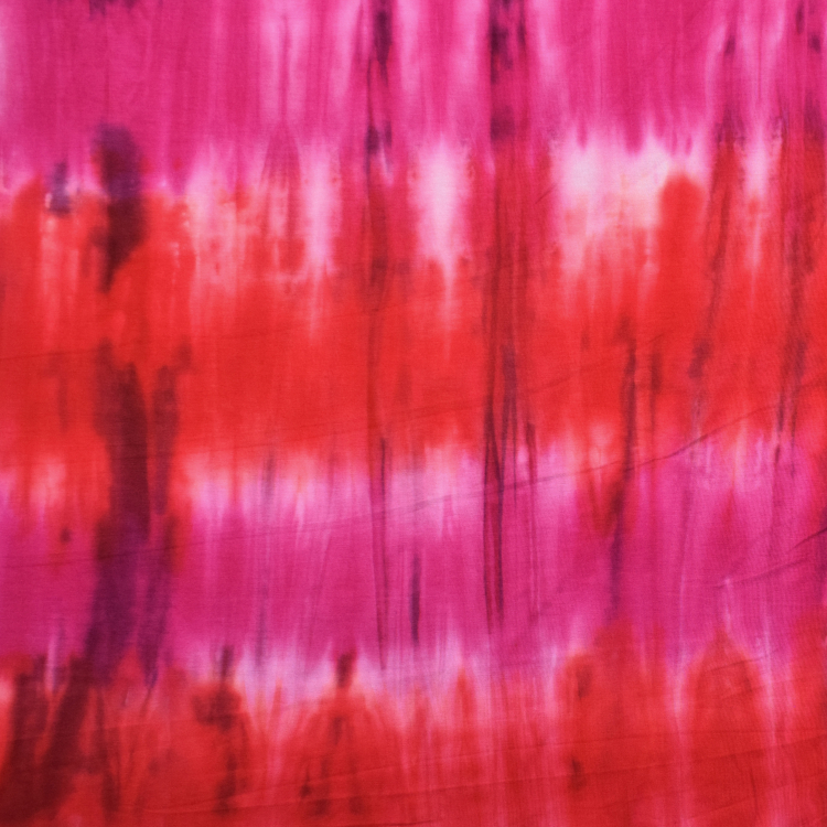 Viskosejersey Batik, magenta | Stoffe Hemmers