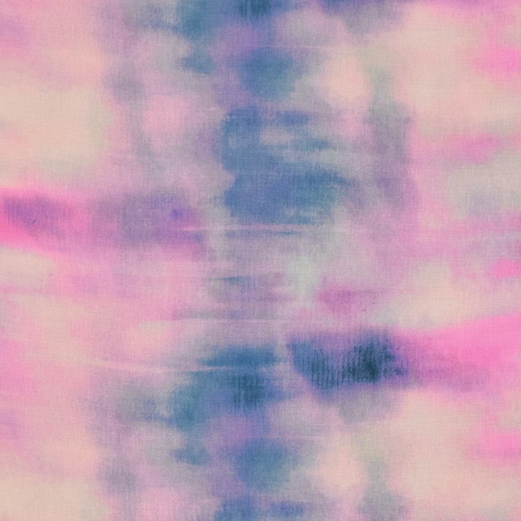 Viskosestoff Leinenoptik Batik, rosa | Stoffe Hemmers