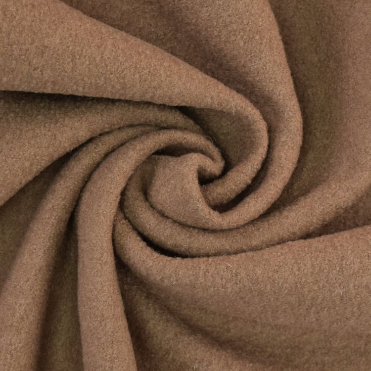 Fulled loden light brown | Fabrics Hemmers