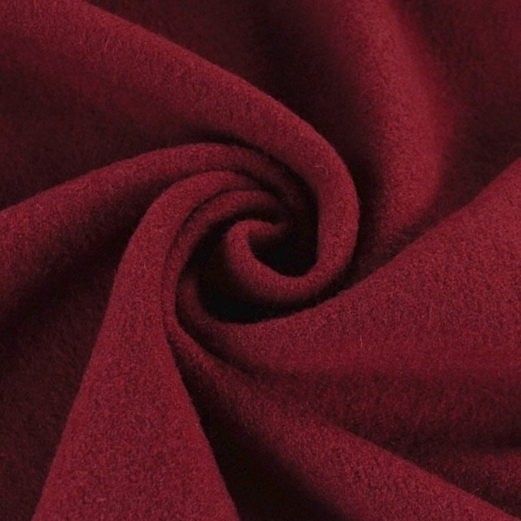 Fulled loden cardinal red | Fabrics Hemmers