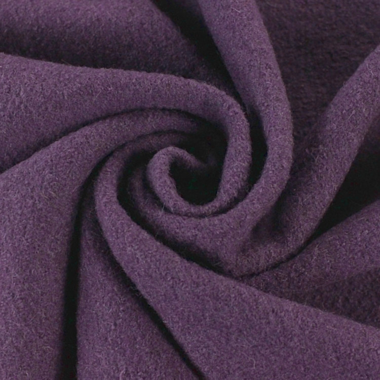 Fulled loden purple | Fabrics Hemmers