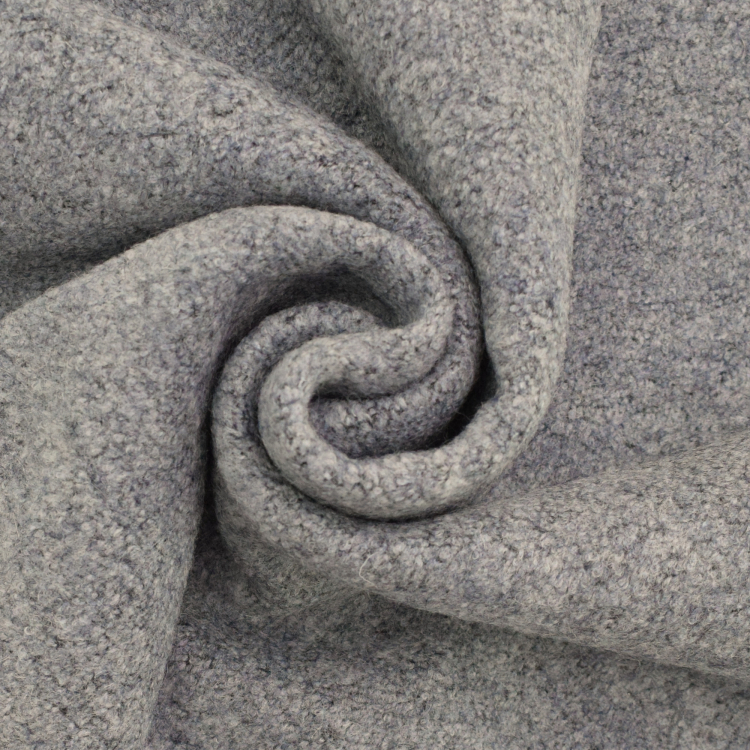 Wool fabric plain, grey | Fabrics Hemmers